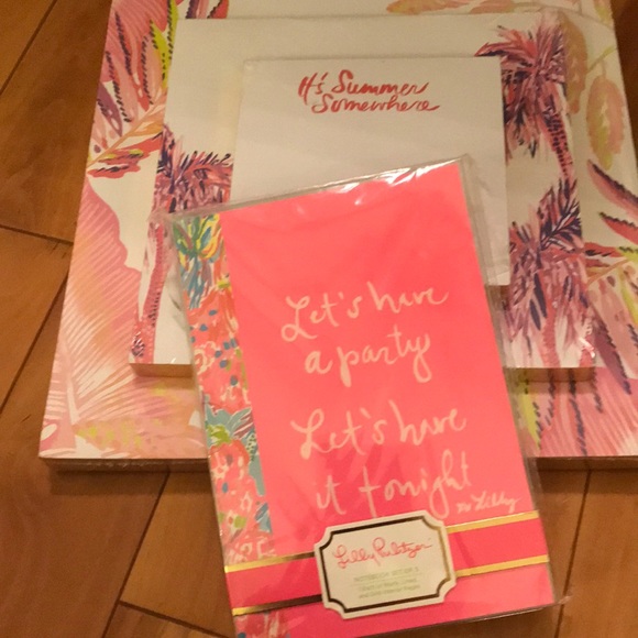 Lilly Pulitzer | Office | Lilly Pulitzer Notebook Set | Poshmark